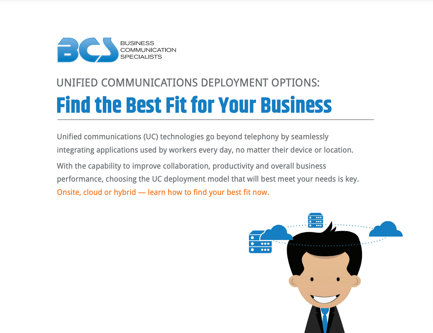 UC Deployment Options [Find the Best Fit for Your Business] | BCS